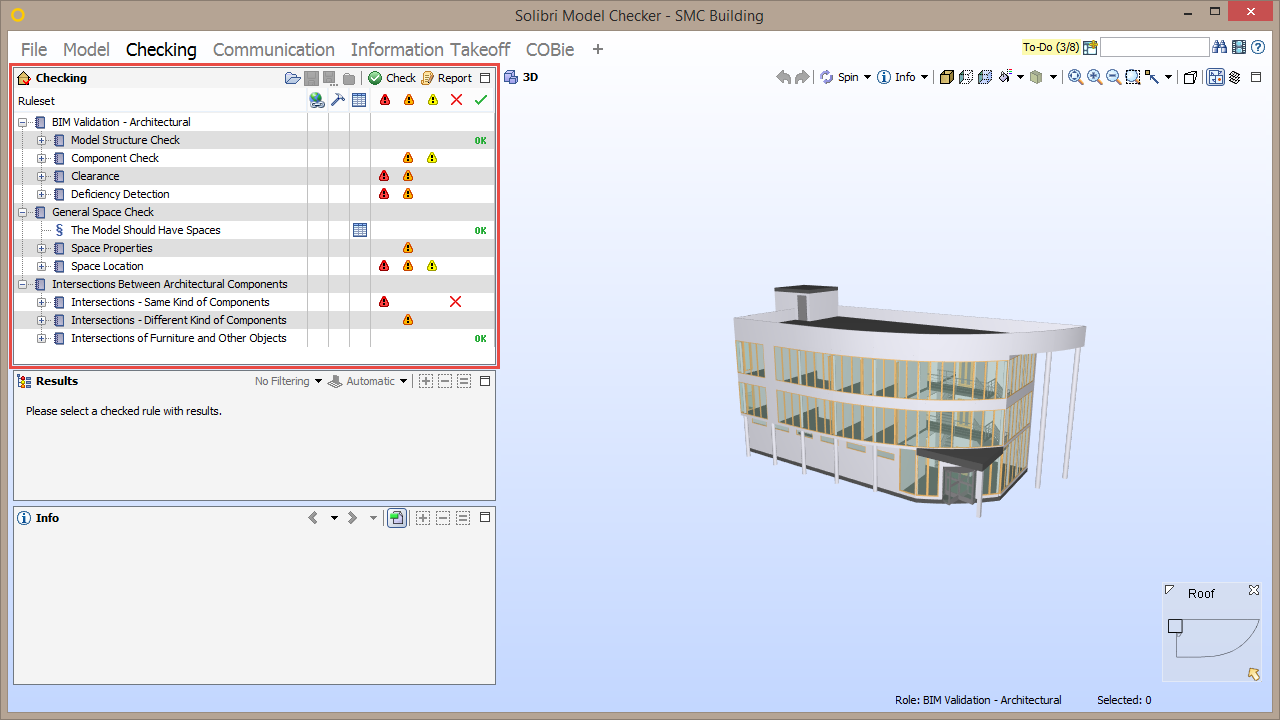 Solibri | Clearing Checking Results In Solibri Model Checker