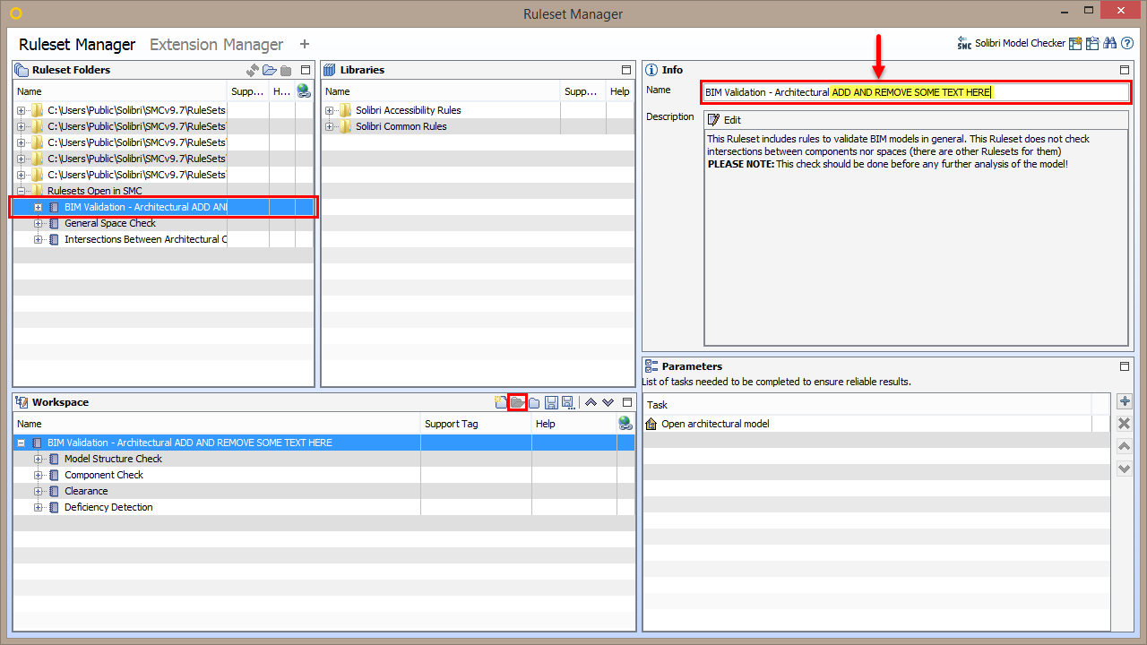 Solibri | Clearing Checking Results In Solibri Model Checker