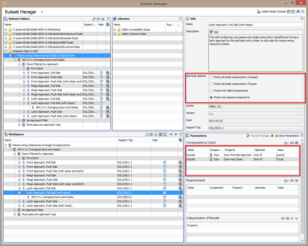 Solibri | Accessible Door Rule – SOL/208