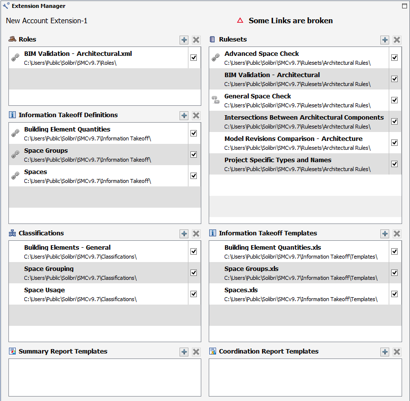 Solibri | Extension Manager: Creating and Managing Your Own Company…