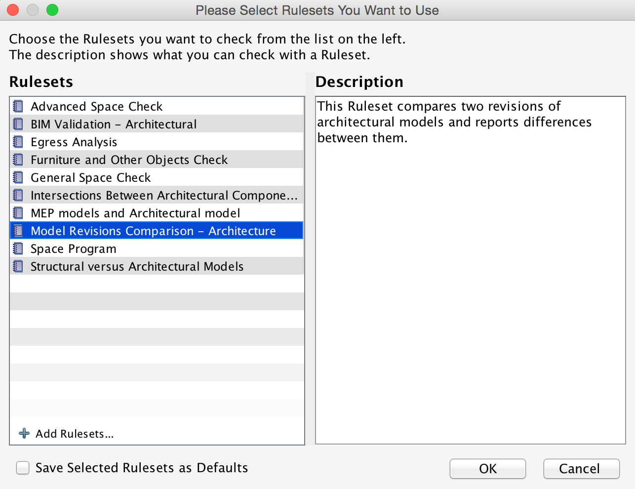 Solibri | Setting Up Your Basic Model Comparison Check